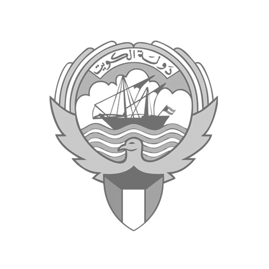 شعار دولة الكويت ابيض واسود - ويكي الكويت